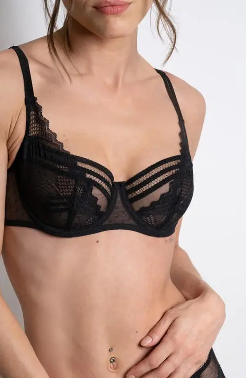 Chantelle Rodeo Underwire Demi Bra - Black