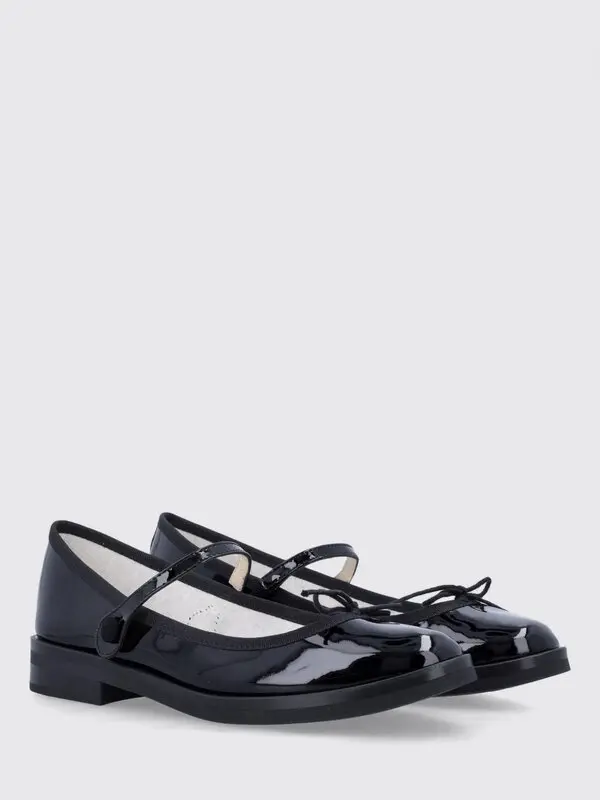 Repetto Patent Mary Jane Ballet Flats - Black
