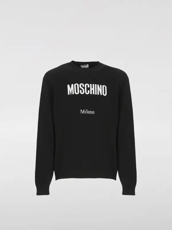 Moschino Crew Neck Sweater - Black