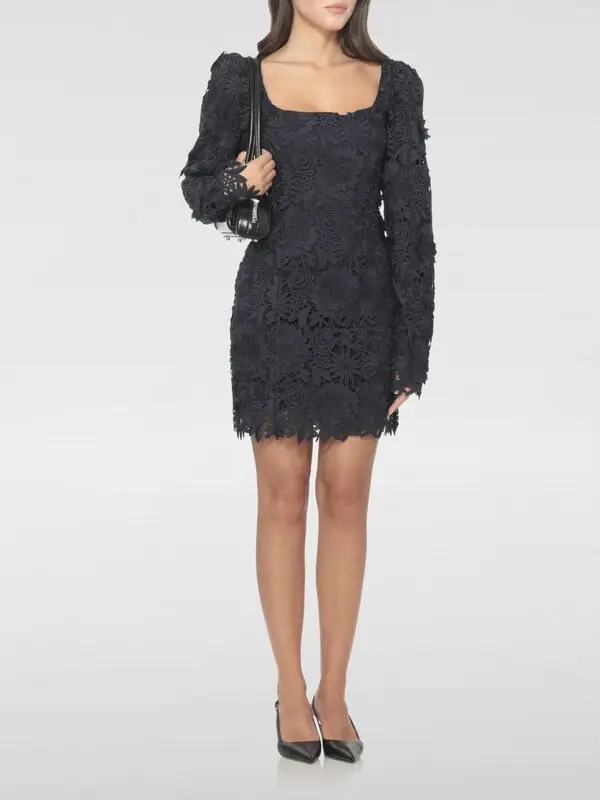 ROTATE BY BIRGER CHRISTENSEN Lace Mini Dress - Blue