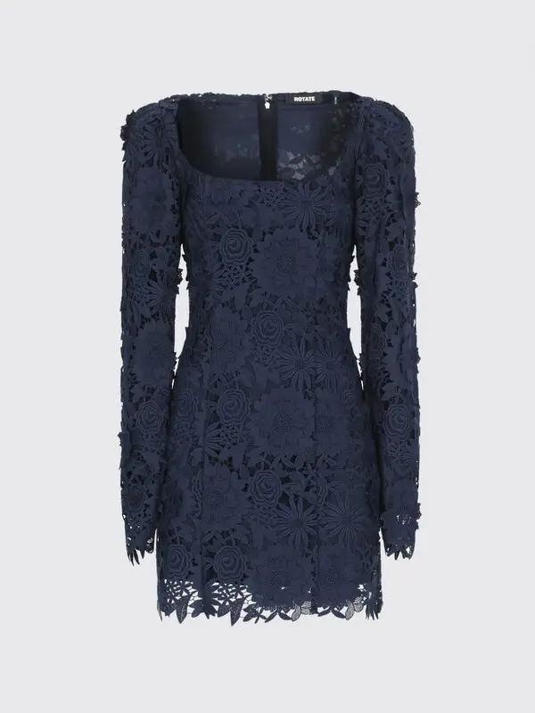ROTATE BY BIRGER CHRISTENSEN Lace Mini Dress - Blue