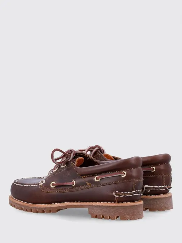 Timberland Authentic 3-eye Lug Handsewn Boat Shoes - Brown