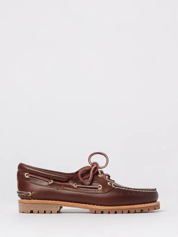 Timberland Authentic 3-eye Lug Handsewn Boat Shoes - Brown
