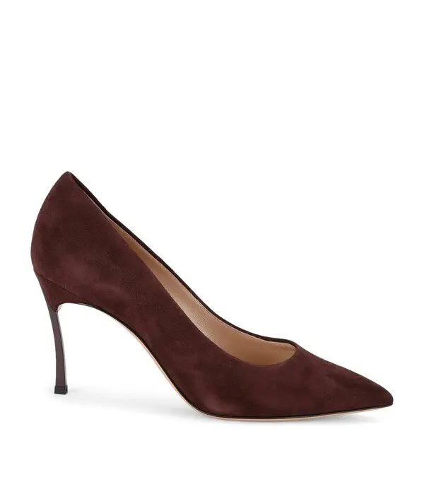 Casadei Suede Blade Pumps 80