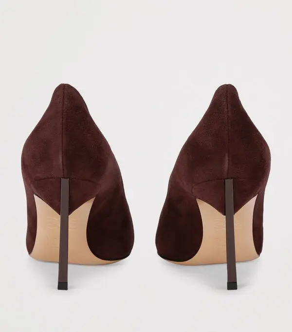 Casadei Suede Blade Pumps 80