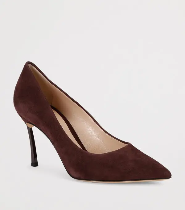 Casadei Suede Blade Pumps 80