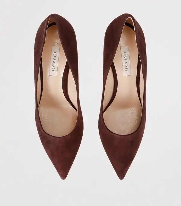 Casadei Suede Blade Pumps 80