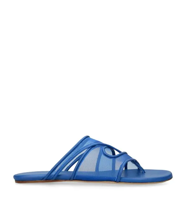 Christopher Esber Mesh Ringer Flip Flops