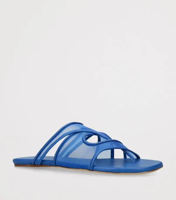 Christopher Esber Mesh Ringer Flip Flops