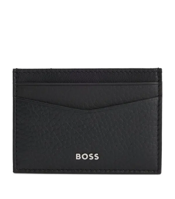 BOSS Leather Crosstown Money Clip - Black