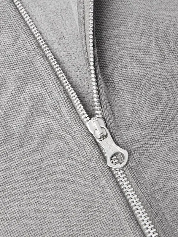 Our Legacy Rascal Cotton-jersey Zip-up Hoodie - Gray