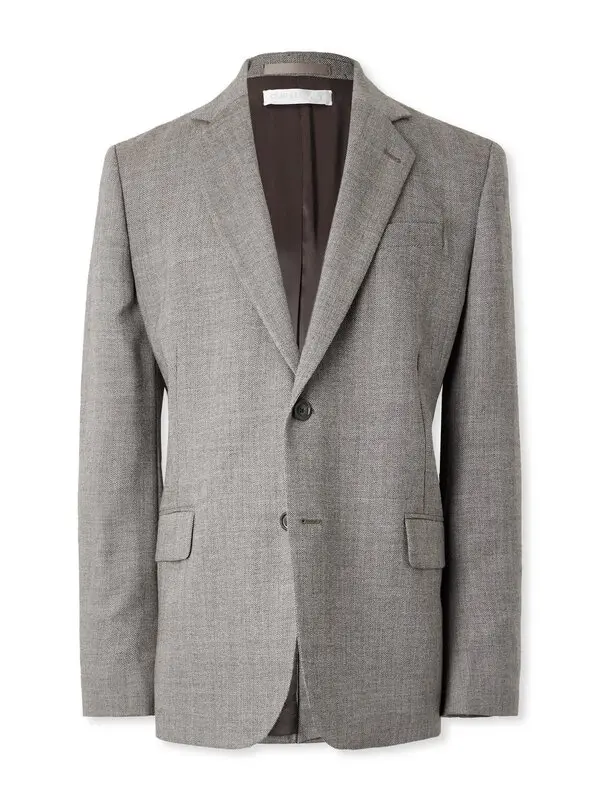 Our Legacy Ceremony Oversized Textured-wool Blazer - Gray
