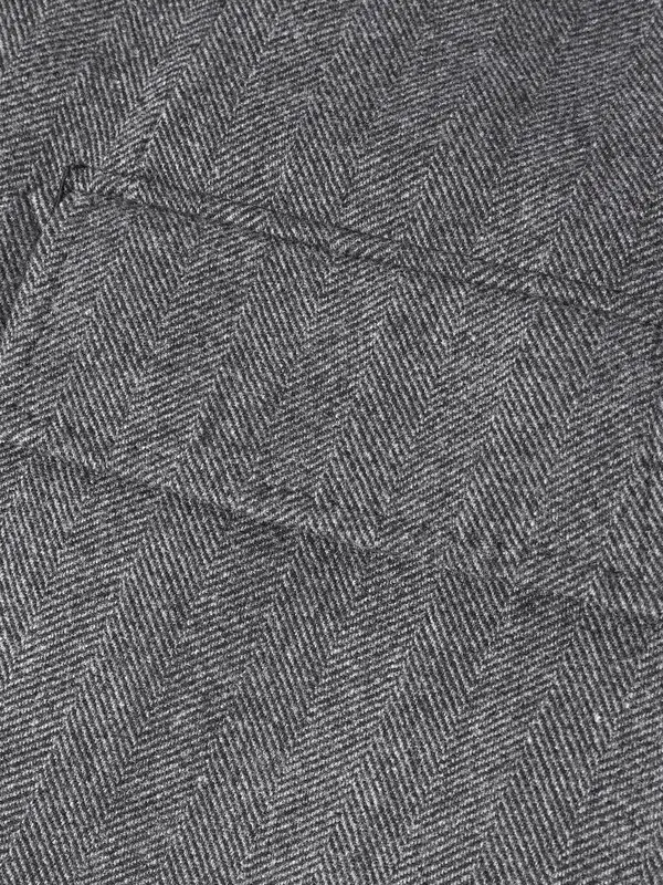 TOM FORD Double-breasted Herringbone Wool Overcoat - Gray