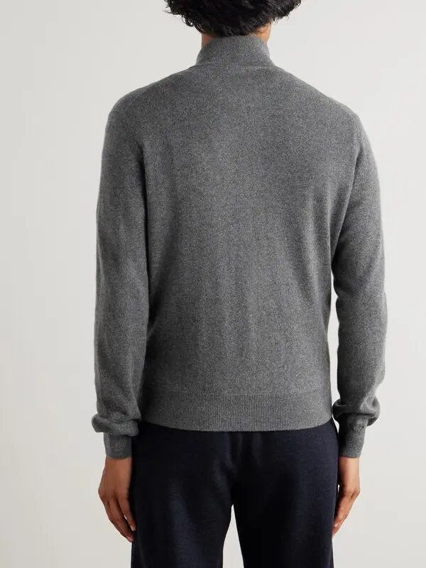 Loro Piana Cashmere Zip-up Sweater