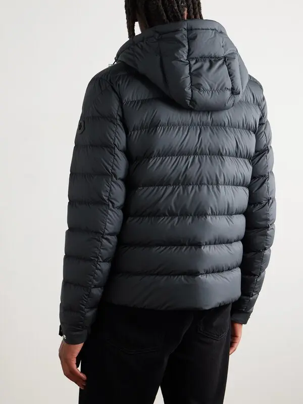 Moncler Arneb Logo-appliquéd Quilted Shell Hooded Down Jacket