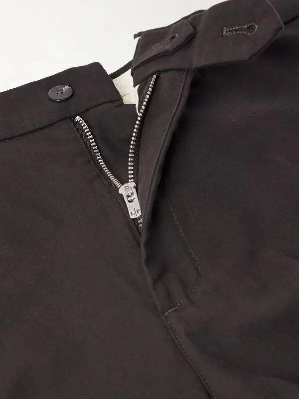 Loro Piana Carlo Hyannis Tapered Cotton-blend Trousers