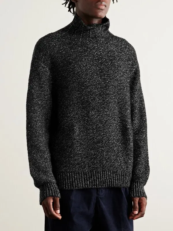 Inis Meáin Organic Cashmere Rollneck Sweater