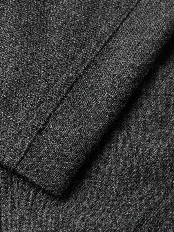 Hartford Jonny Recycled Wool-blend Flannel Blazer