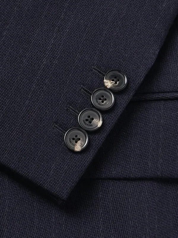 Loro Piana International Pinstriped Virgin Wool Suit