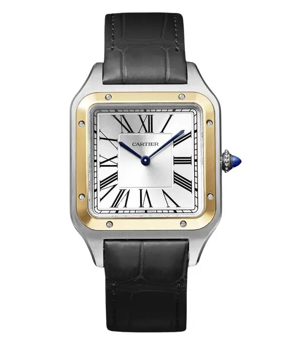 CARTIER Santos-dumont Extra-large Hand-wound 46.6mm Watch - Silver