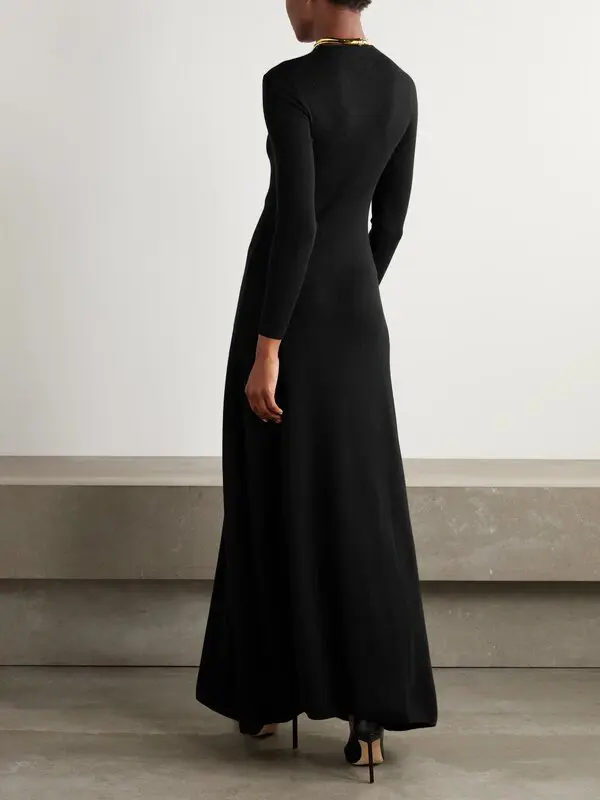 TOM FORD Cashmere-blend Turtleneck Maxi Dress