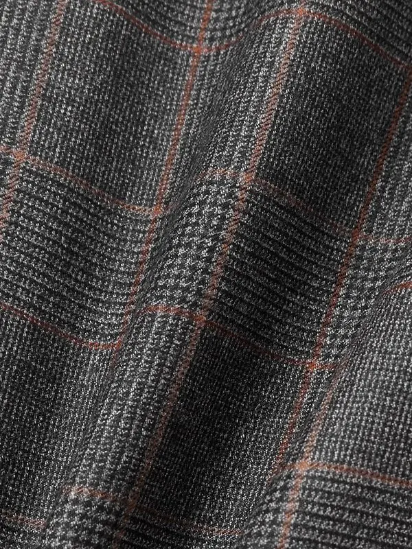 Veronica De Piante Avery Prince Of Wales Checked Wool Straight-leg Pants