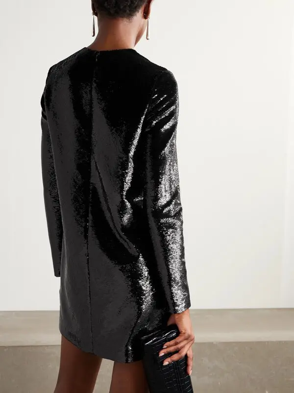 Veronica De Piante Franklin Sequined Crepe Mini Dress
