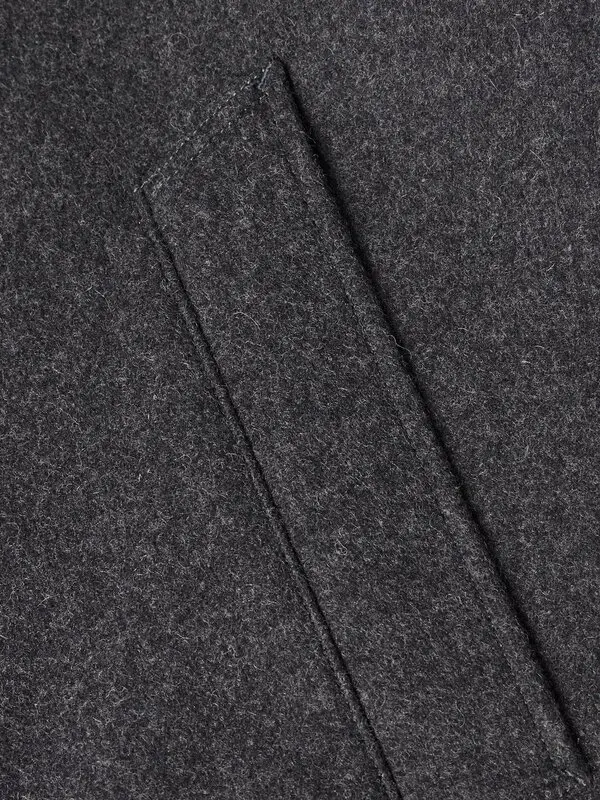 A.p.c. Auster Brushed Wool-blend Coat - Gray