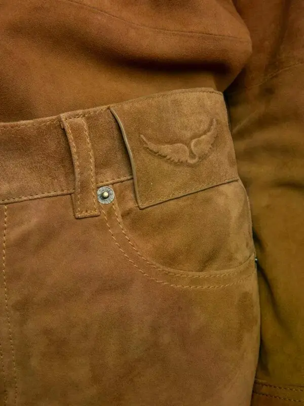 Zadig&Voltaire Buckle-fastening Suede Shorts