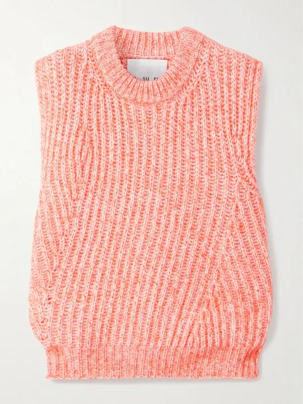 Sasuphi Ribbed Wool-blend Vest