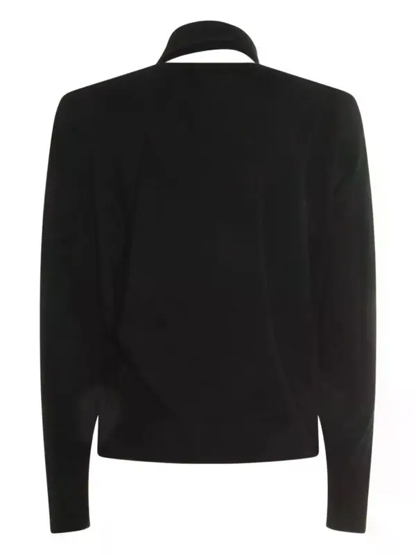 ZANONE Tie-neck Long Sleeve Sweater