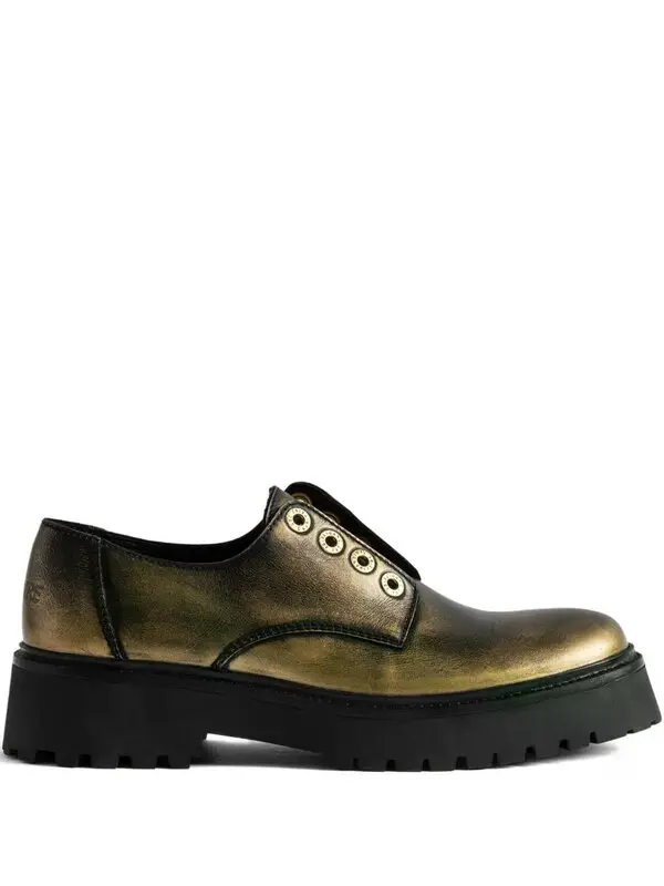 Zadig&Voltaire Eyeleted Platform Derby Shoes