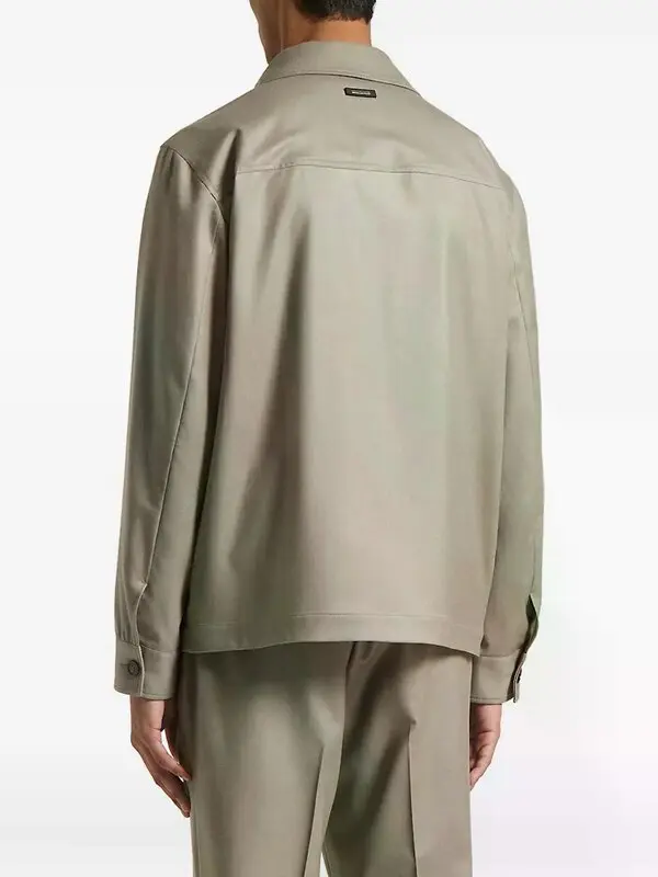 Peserico Double-pocket Button-front Jacket - Neutrals