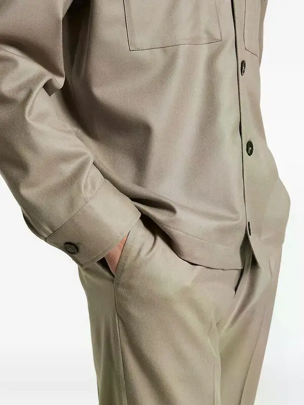 Peserico Double-pocket Button-front Jacket - Neutrals