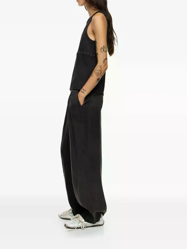 Bimba Y Lola Pleated Drawstring Trousers
