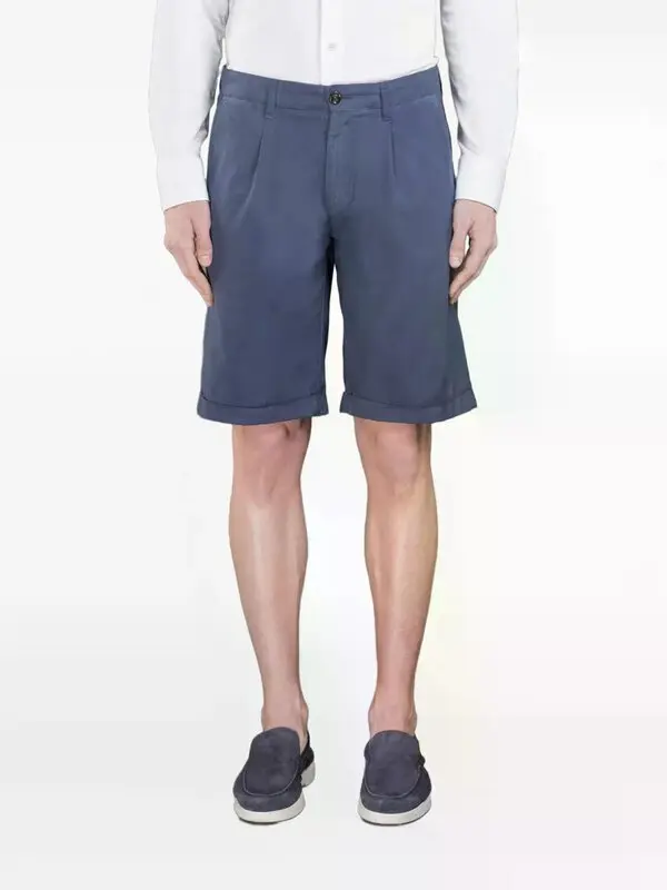 MOORER Tailored Pleated Shorts