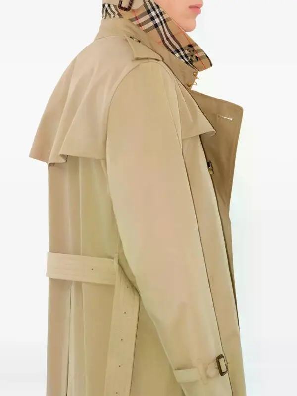 Burberry Belted Double-breasted Trench Coat - Neutrals