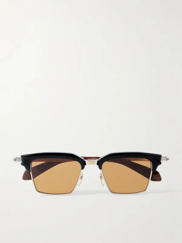 JACQUES MARIE MAGE Alin D-frame Sunglasses - Black