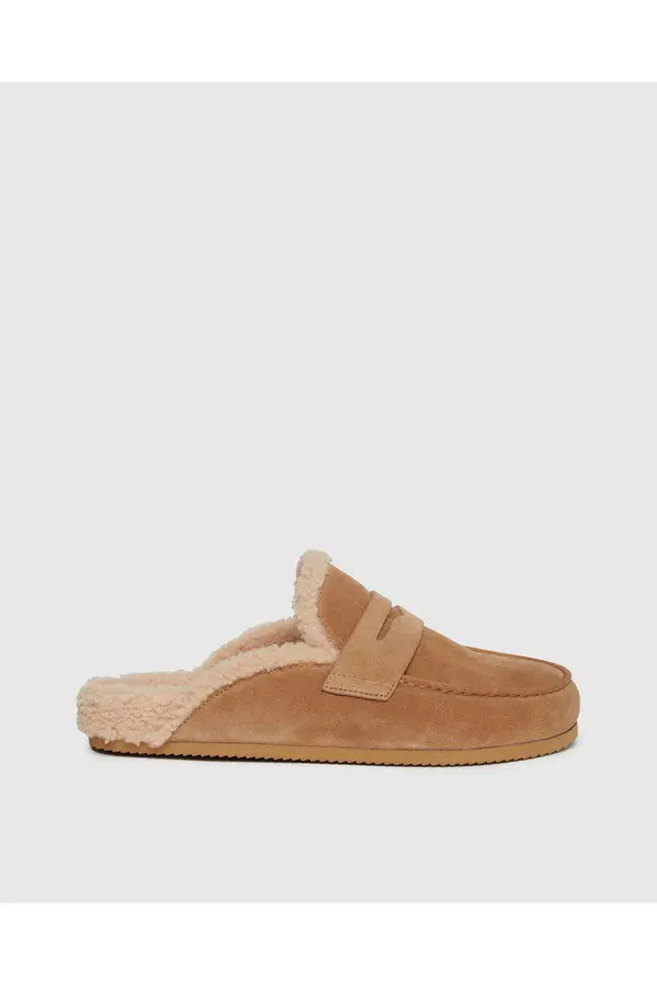 Paige Wynn Shearling Flat