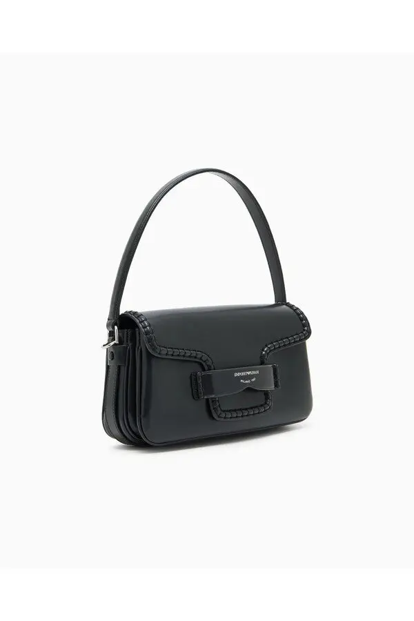 Emporio Armani Shoulder Bag With Buckle - Black