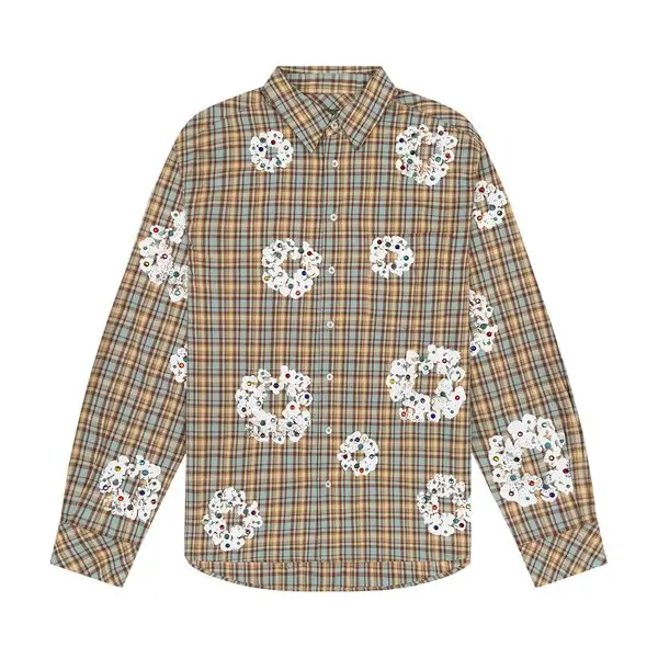 DENIM TEARS Cotton Wreath Western Button Up
