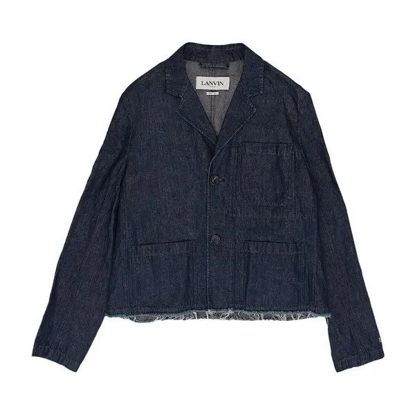 LANVIN Patch Pocket Denim Jacket