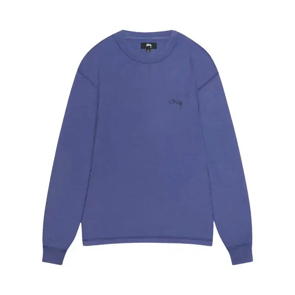 StÜssy Lazy Long-sleeve Tee - Blue