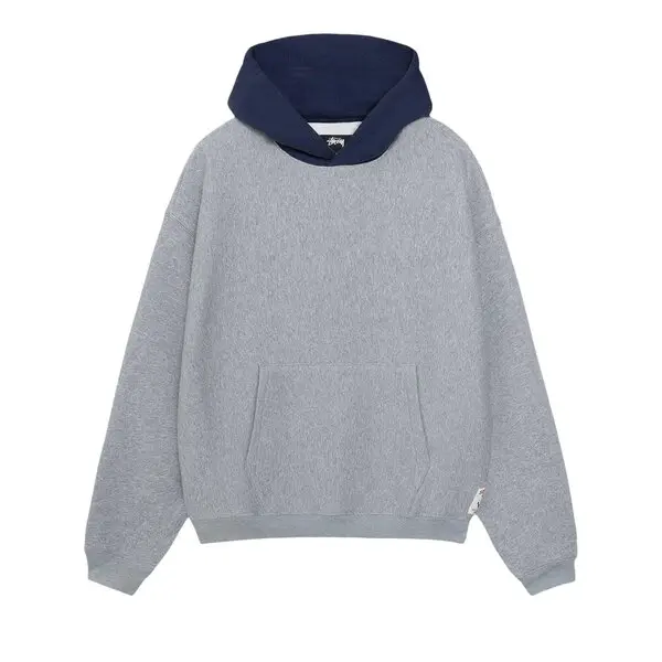 StÜssy Two Tone Hooded Sweatshirt - Grey
