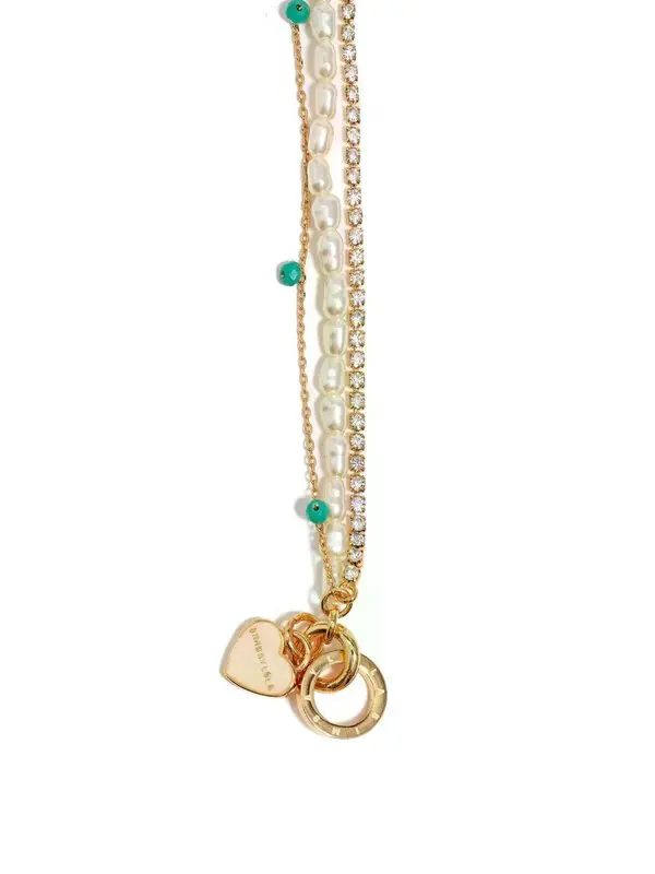 Bimba Y Lola Double-layer Heart Charm Bracelet
