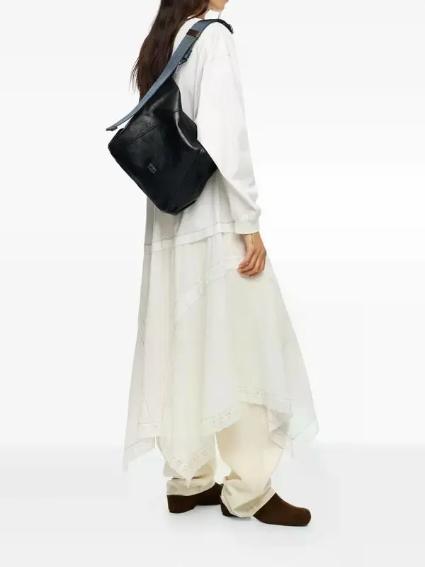 Bimba Y Lola Medium Leather Tote Bag - Black