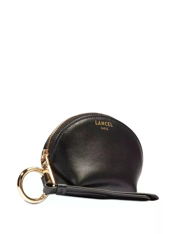 LANCEL Origami Half-moon Keyring Coin Purse