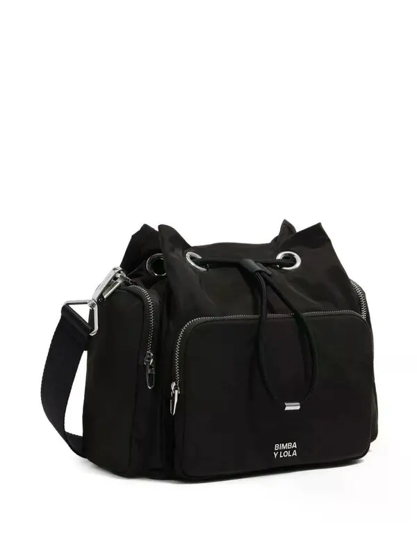 Bimba Y Lola Pocket Drawstring Bucket Bag