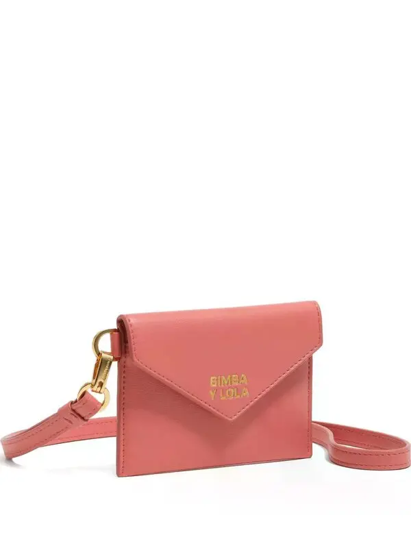 Bimba Y Lola Logo-print Leather Coin Purse - Pink