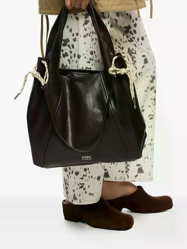 Bimba Y Lola Leather Shoulder Bag